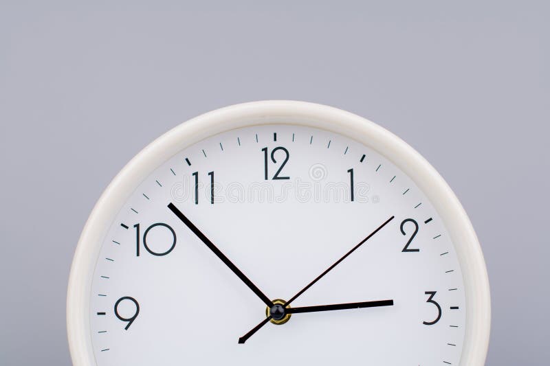 Hand Shows Standing Time. High Quality Studio Photo of a Clock Stock ...