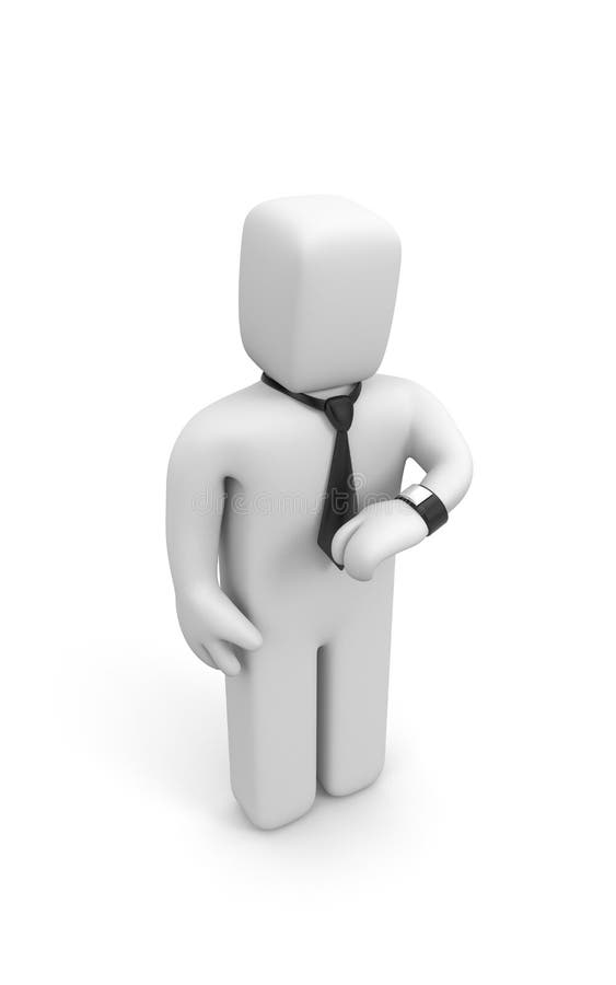 The time has come stock illustration. Illustration of idea - 17477041