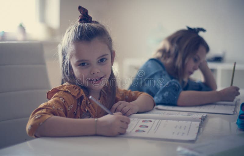 Time for homework stock image. Image of development - 138896993