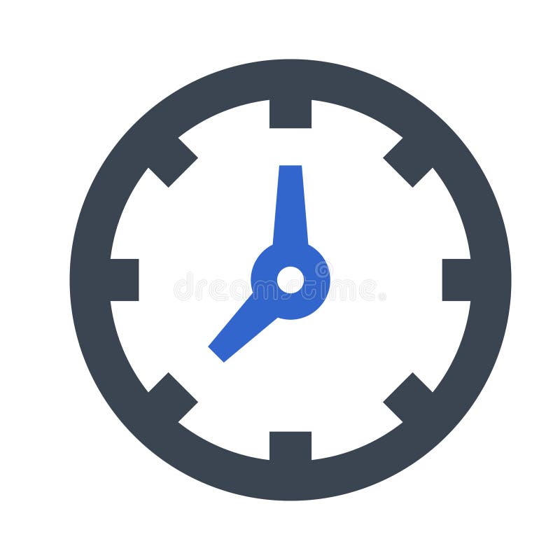 Time icon stock vector. Illustration of time, hour, deadline - 269380515