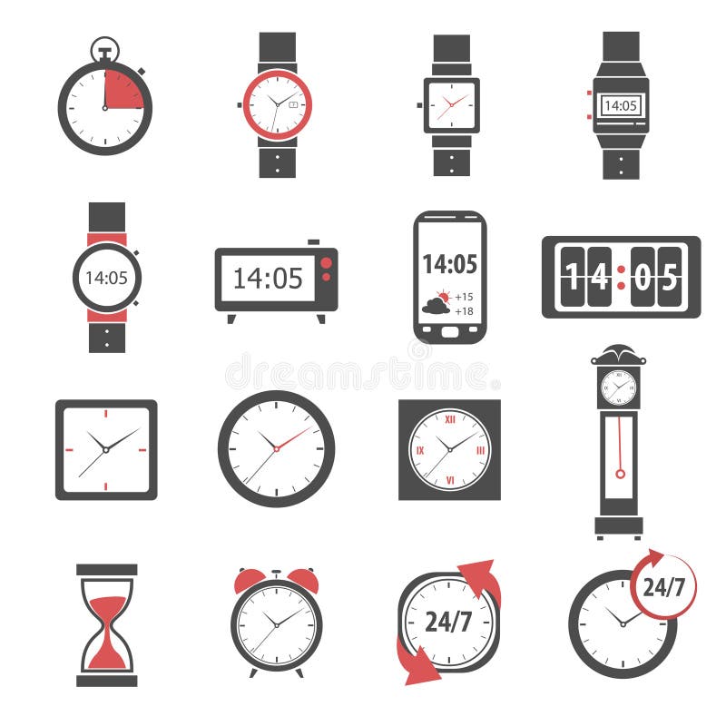 Time Simple Icon stock vector. Illustration of time - 213242806