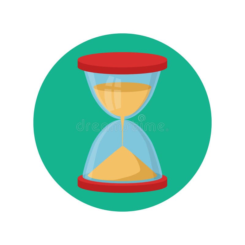 Modern Icon of Hourglasses. Time Icon Symbol Stock Illustration ...