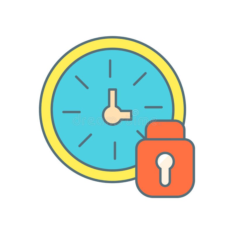 Time Icon. Trendy Time Logo Concept on White Background from Hum Stock ...