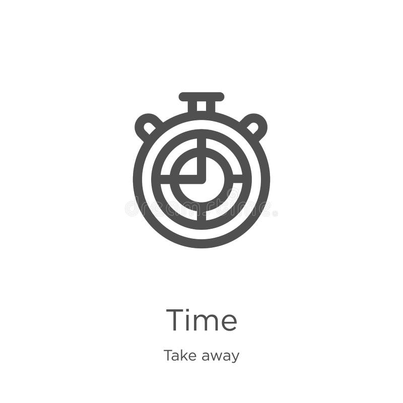 Time Out Icon Vector from Basketball Collection. Thin Line Time Out ...