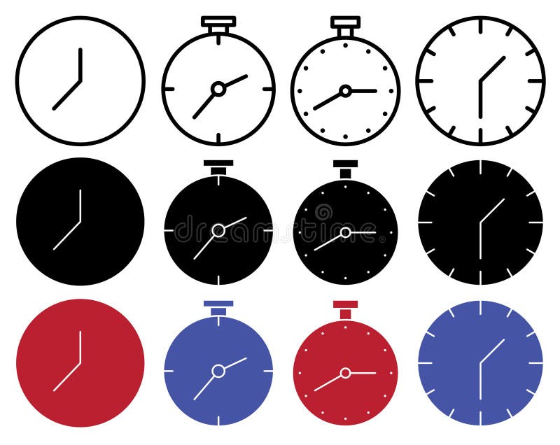 Time icon vector stock vector. Illustration of time - 348102574