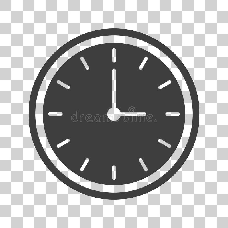 Time Icon on White Background. Stock Vector - Illustration of hour ...