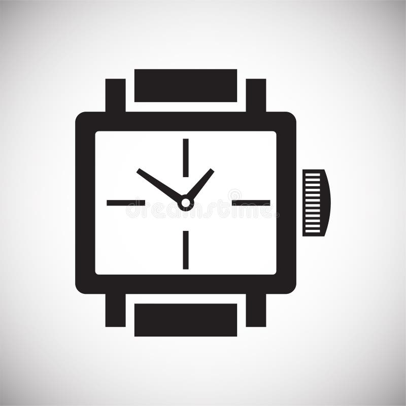 Time Icon on White Background for Graphic and Web Design, Modern Simple ...