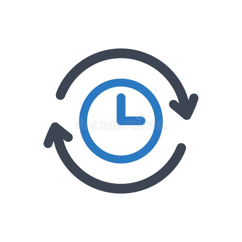 Time Icon stock vector. Illustration of update, cycle - 361728848