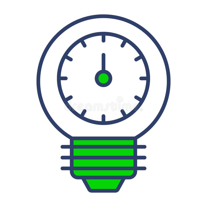 Time Idea Icon Modern Illustration Stock Vector - Illustration of sign ...