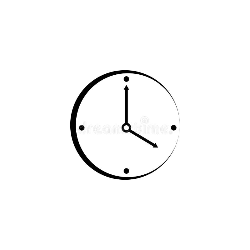 Time Illustration Icon Logo Vector Stock Vector - Illustration of ...