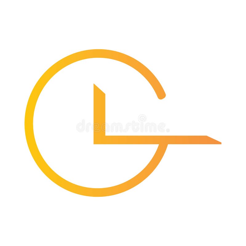 Time Illustration Icon Logo Vector Stock Vector - Illustration of ...