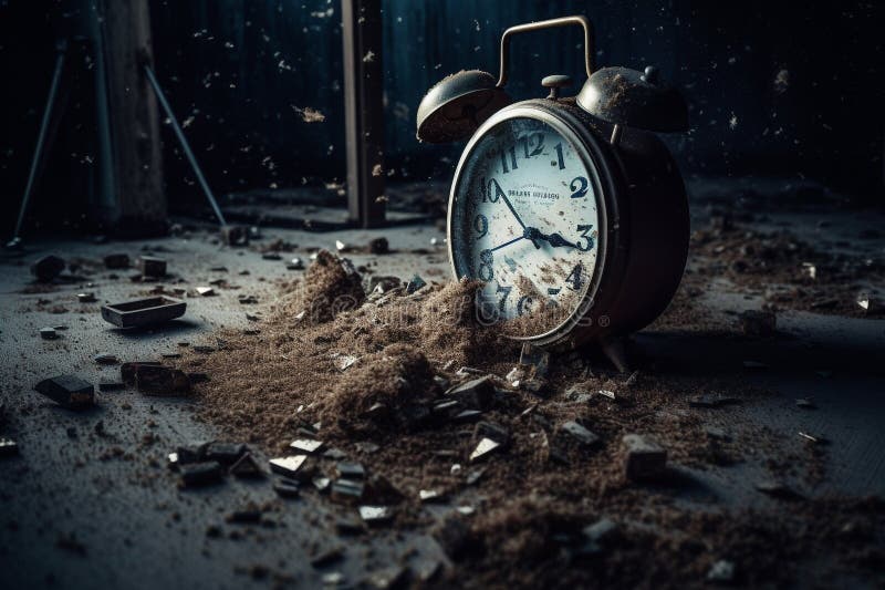 Time. an Irreversible Current Flowing in only One Direction, from Past ...