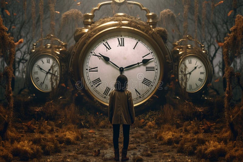 Time. an Irreversible Current Flowing in only One Direction, from Past ...