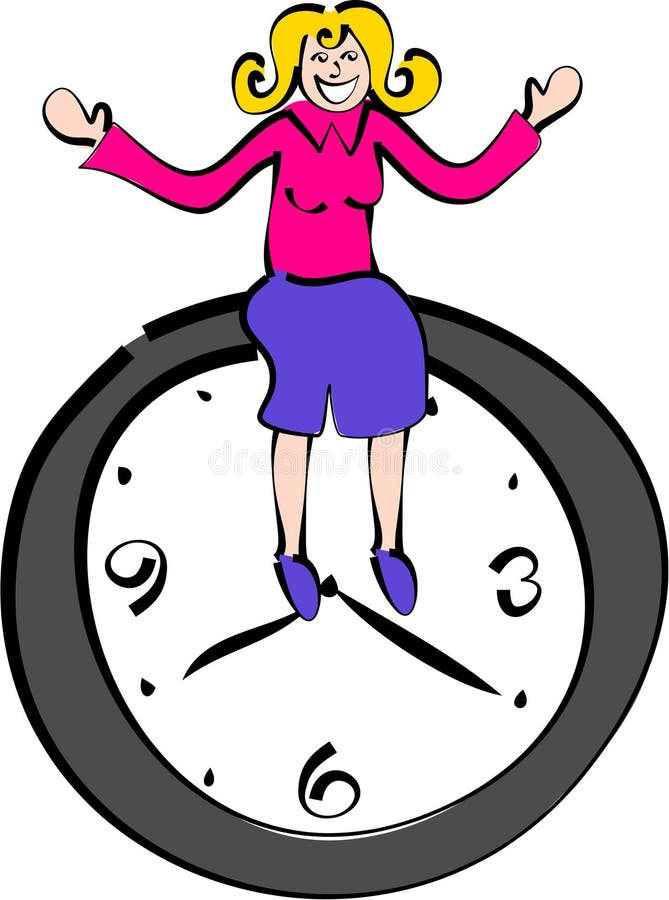 Time keeper stock illustration. Illustration of male, speed - 265511