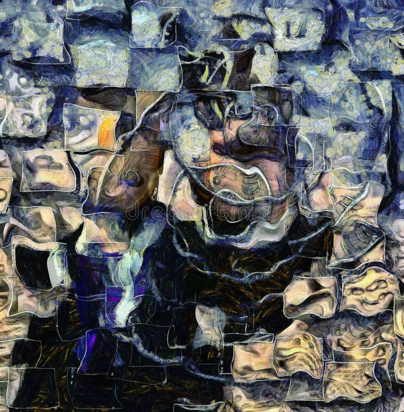 Time keeper abstract stock illustration. Illustration of person - 252054913