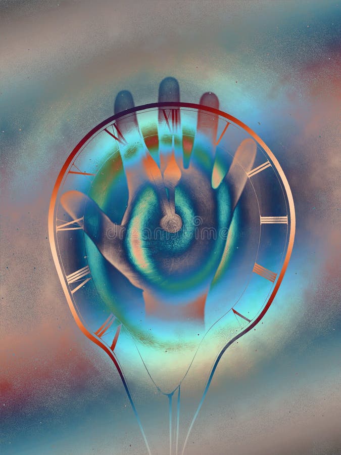 The time keeper stock illustration. Illustration of moment - 205297889