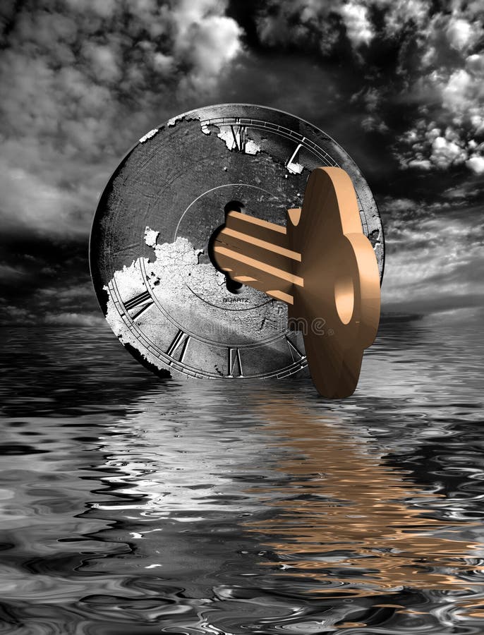 Time Key stock illustration. Illustration of mark, conceptual - 23960963