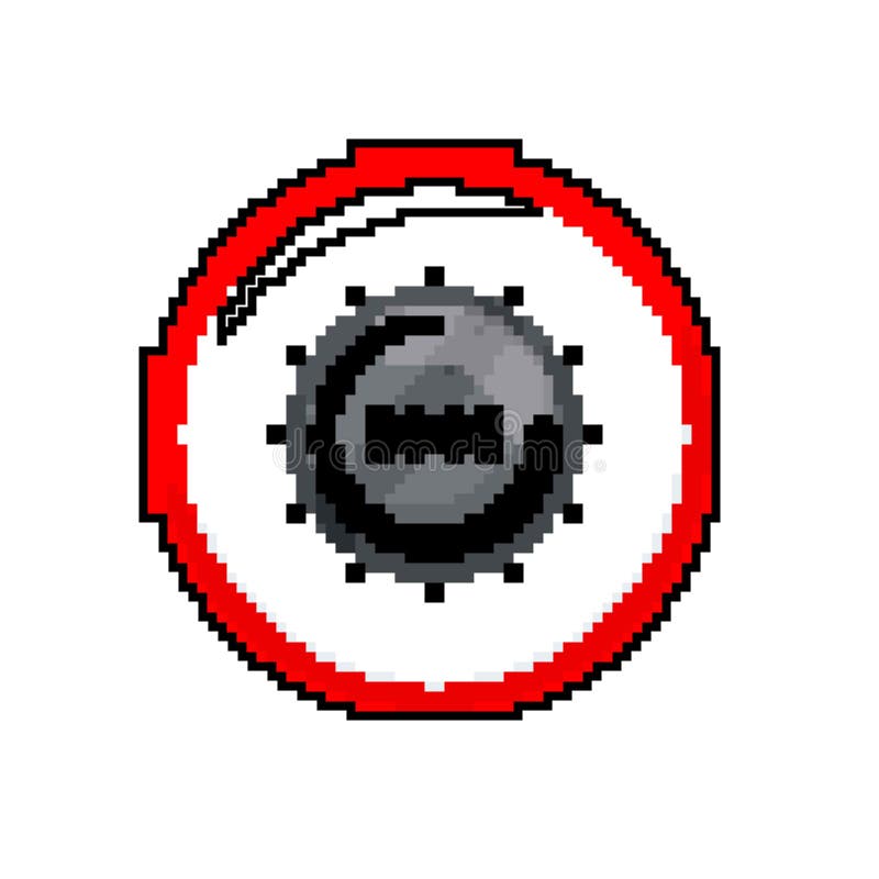 Time Kitchen Timer Clock Game Pixel Art Vector Illustration Stock ...