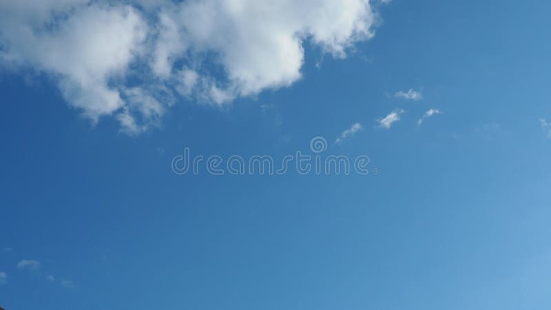 Time Lapse Beautiful Blue Sky with Clouds. Rapid Movement of Clouds ...