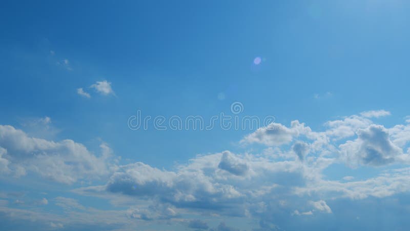 Building Clouds and Sun Rays Breaking through Cloud Mass. Flares ...