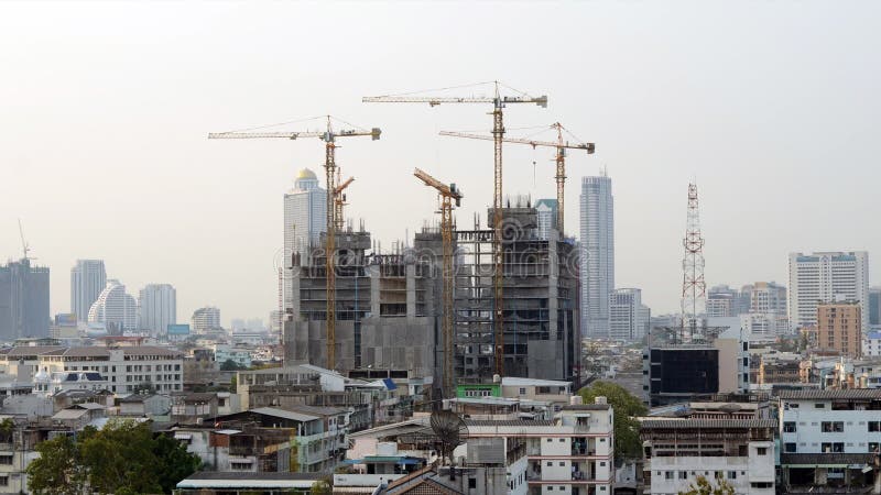 Time Lapse of Building Under Construction Stock Footage - Video of ...