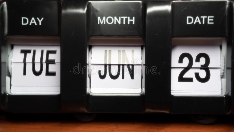 Time Lapse of Calendar Clock in 1 Year Stock Video - Video of clock ...