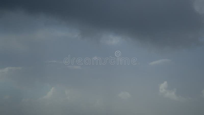 A Time-lapse Clip Showcasing the Dynamic Movement of Dark Rain Clouds ...