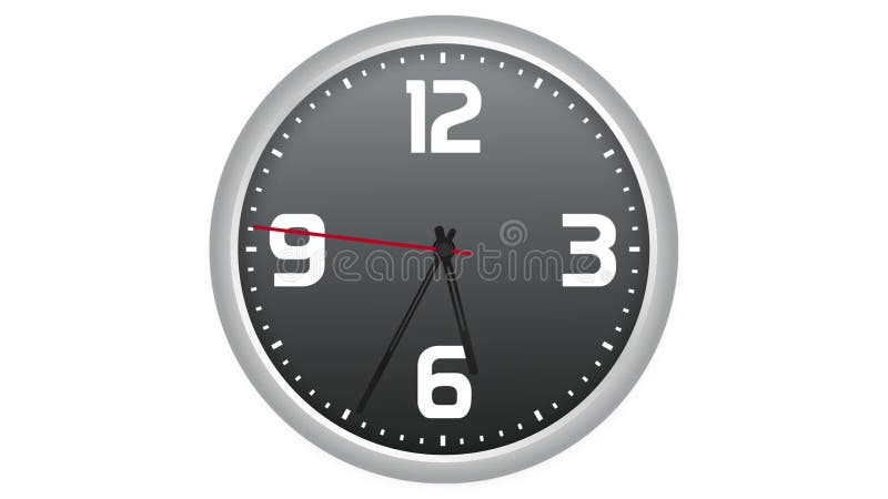 Twenty-Four Hours Time Lapse Clock in Graphic Motions. Stock Footage ...