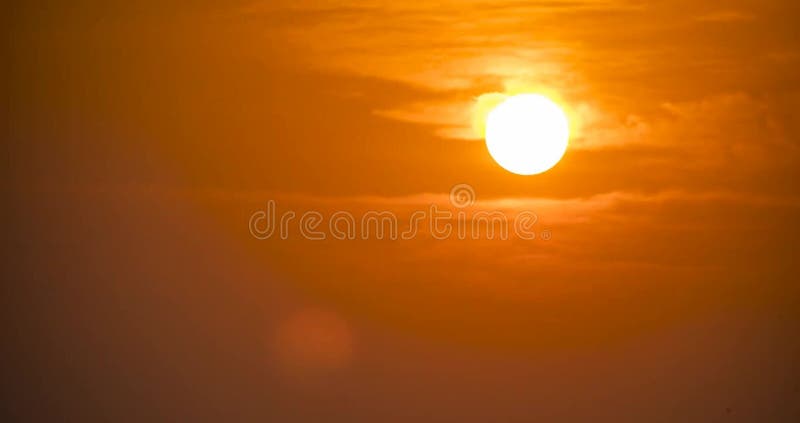 Time-lapse Closeup of Sun during Sunset Stock Video - Video of ...