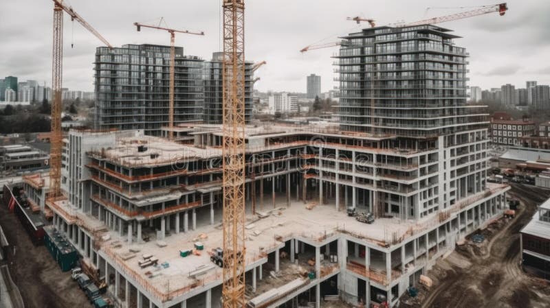 A Time-lapse of a Construction Site Building Rising Up Created with ...