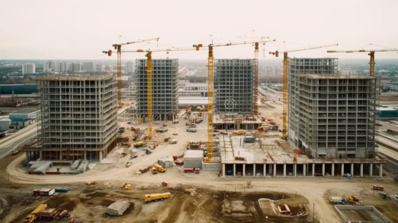 A Time-lapse of a Construction Site Building Rising Up Created with ...