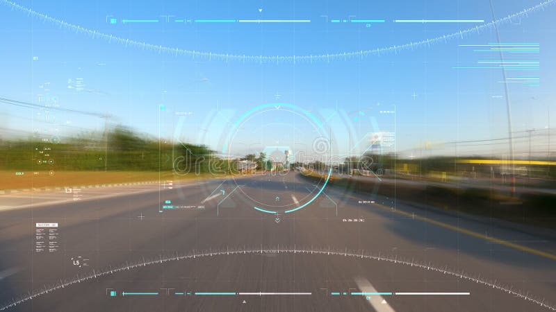 Time-lapse of Driver Point of View Motion Blur Moving Forward Driving ...
