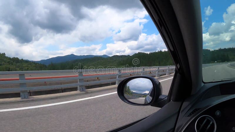 Driving Car on a Left Sided Road in UK Stock Video - Video of journey ...