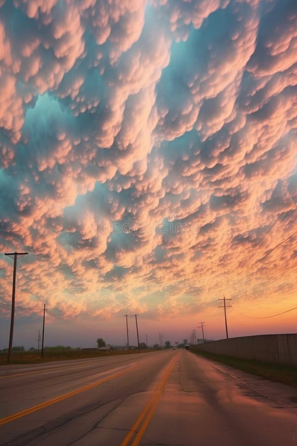 Time-lapse of Fast-moving Clouds Formation Stock Illustration - Illustration of clouds ...