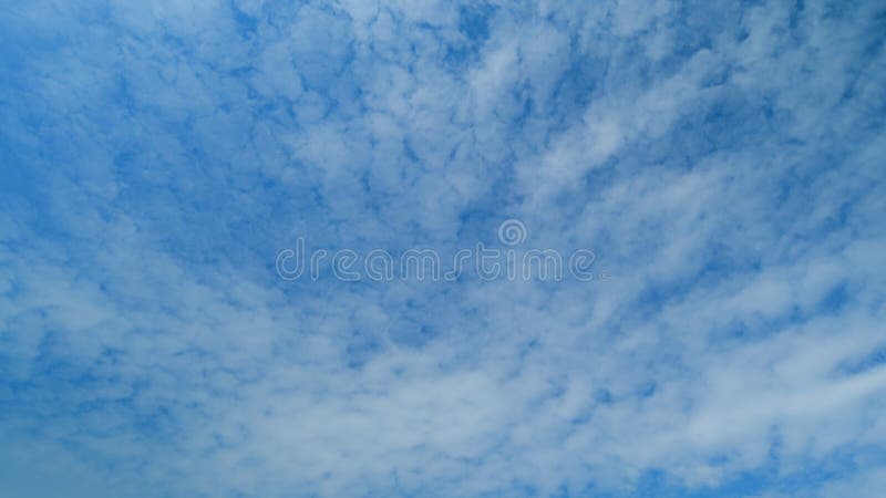 Formation Cloud Sky Scape. Various Layers of Clouds Move in Different ...