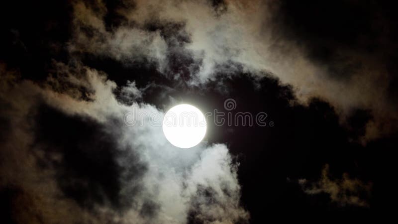 Time lapse full moon stock video. Video of moody, surface - 81150107