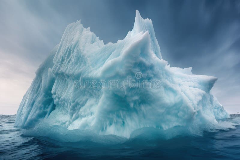 Time-lapse of Iceberg Flipping Over in Polar Waters Stock Image - Image ...