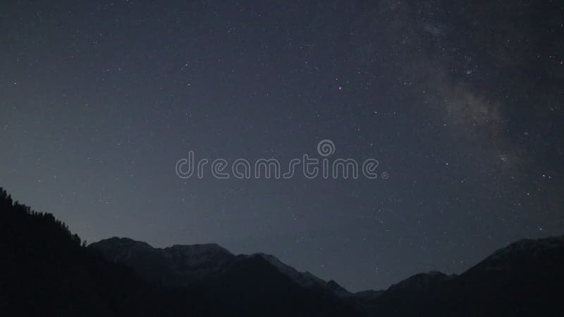 Time-lapse of the Milky Way Galaxy and a Sky Full of Stars Above ...