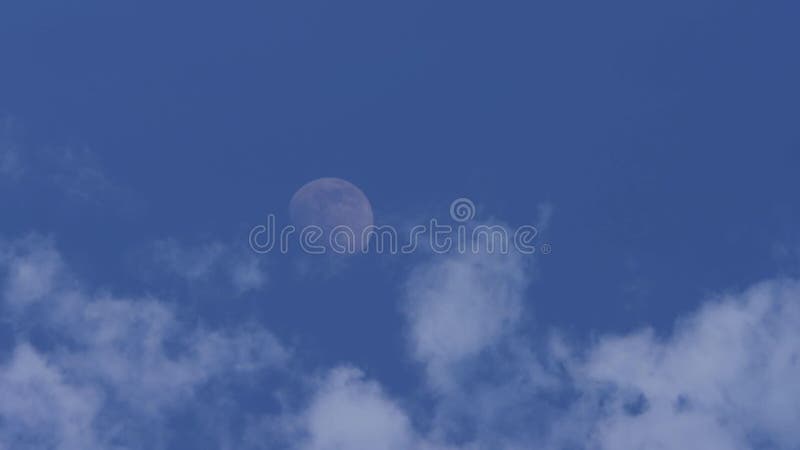 Time Lapse of Moon Climbing through Clouds Animation Stock Footage ...