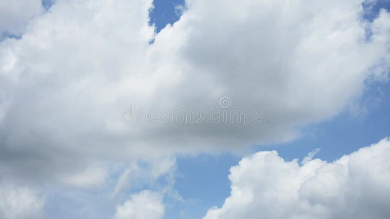 Time Lapse Motion the Clouds are Moving Fast on the Sky in the Daytime ...