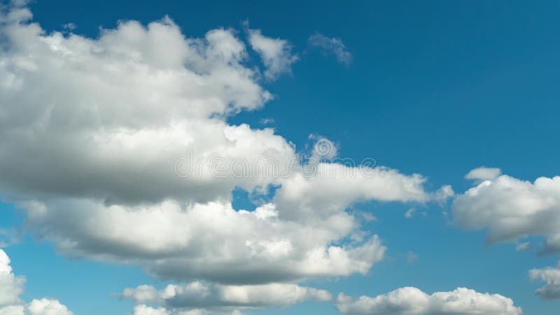 Time Lapse of Nomadic Clouds on Blue Sky. Stock Footage - Video of meteorology, grey: 291308152