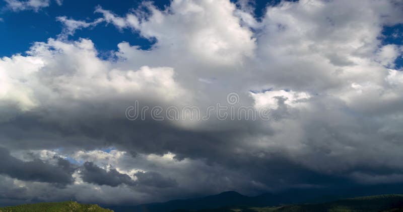 Time Lapse of Overcast Sky, Concept of the Future Disturbing. Stock ...