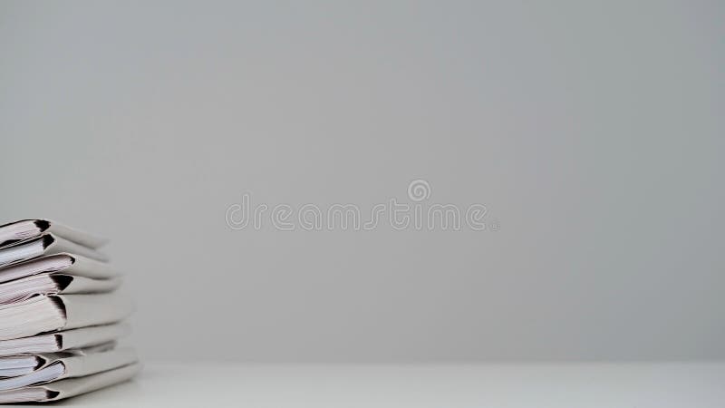 Time Lapse of Paper Sheets on White Background. Stop Motion Animation ...