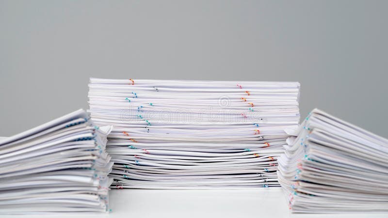 Time Lapse of Paper Sheets on White Background. Stop Motion Animation ...