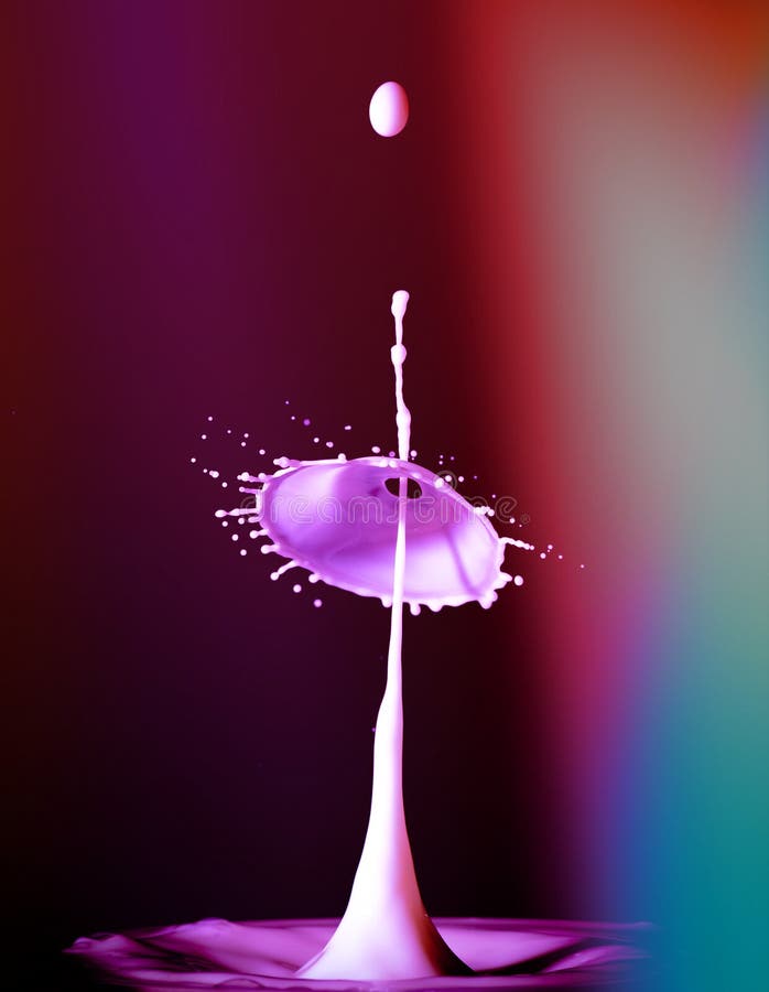 Time Lapse Photography Of Purple Liquid Splash Picture. Image: 117200575
