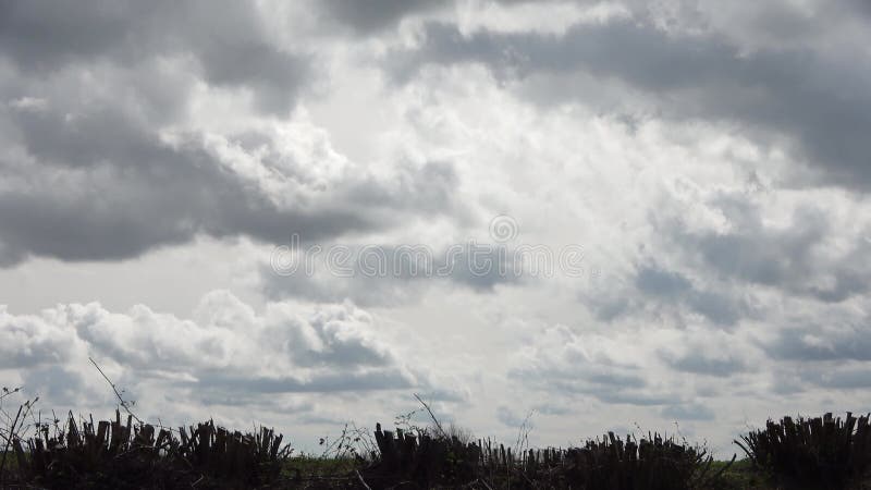 Time Lapse Recording of Stunning Cloud Formations Moving in the Blue ...