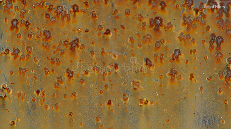Time-lapse of Rust Forming on Metal Surface Industrial Decay ...