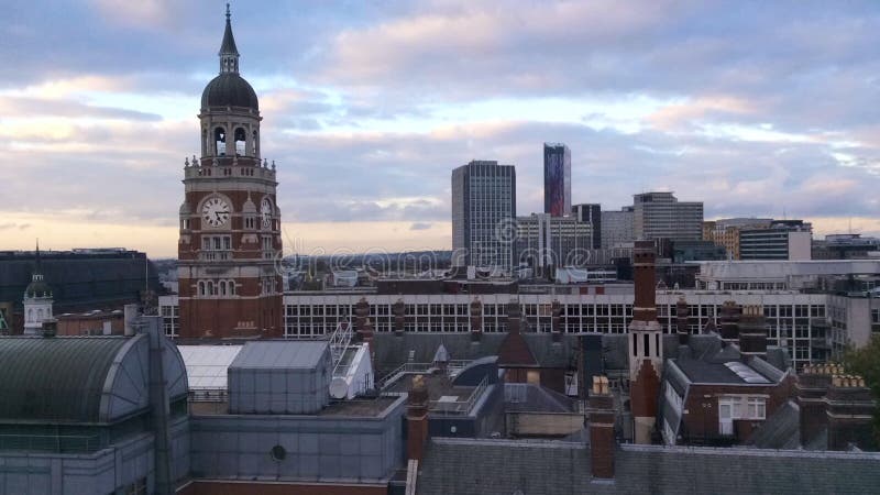 Time-lapse Sequence of Croydon Clock Tower Captured during Sunset on a ...