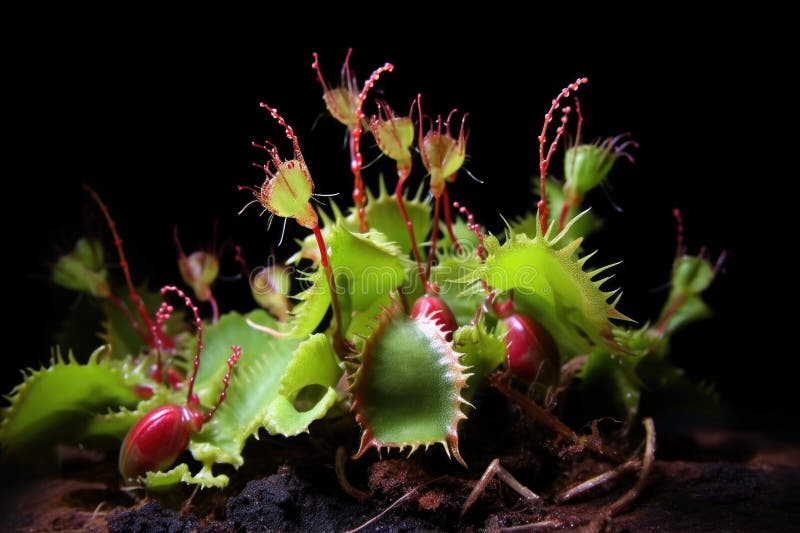 Time-lapse Sequence of Venus Flytrap Catching and Digesting Prey Stock ...