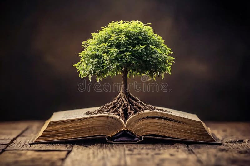 Time-lapse Showing a Sapling Transforming into a Large Tree, with Roots ...